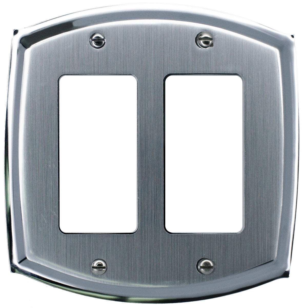 Decorative Metal Etched Chrome Wall Plate - 2053RRR – Wallplate Wares