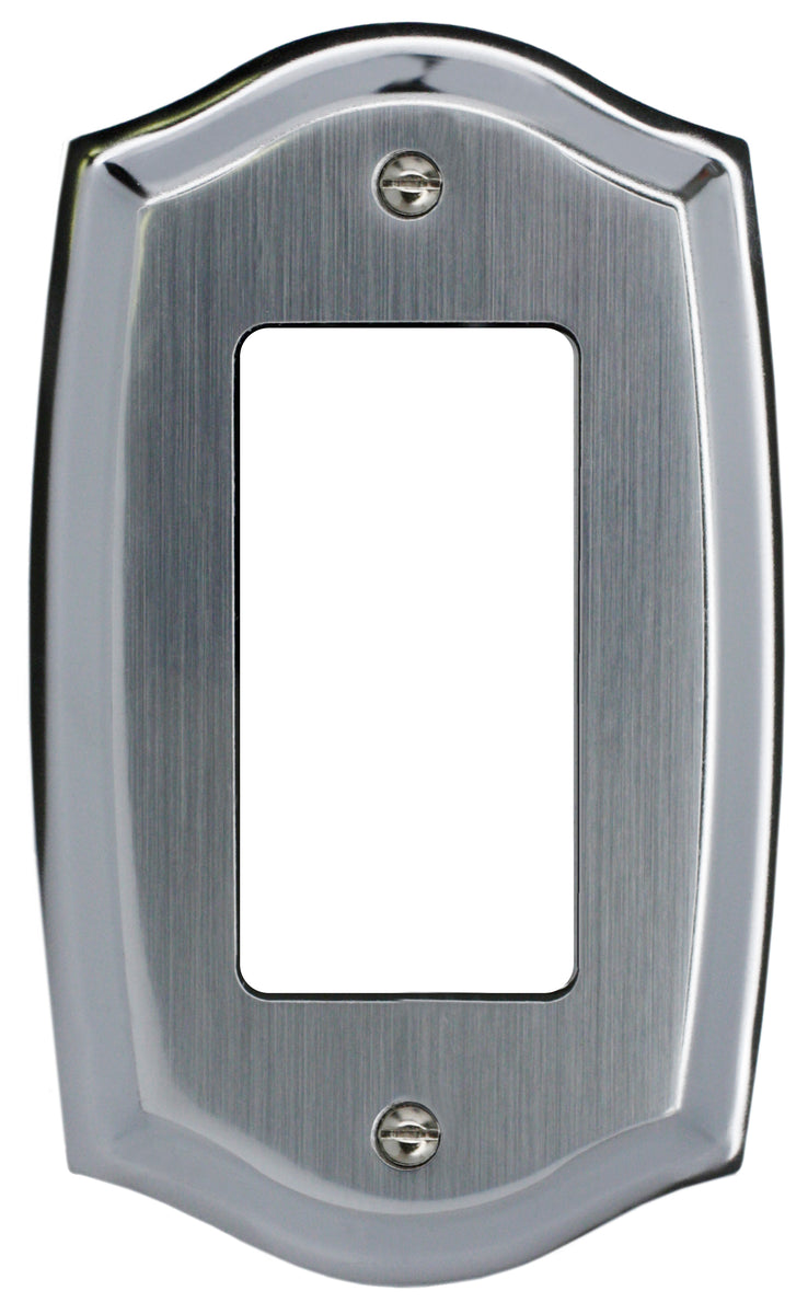 Decorative Metal Etched Chrome Wall Plate - 2053RRR – Wallplate Wares